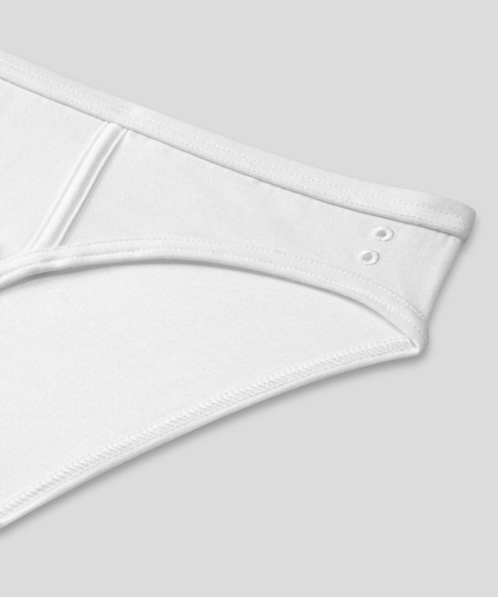 Slim Y-Front Briefs: White | Ron Dorff