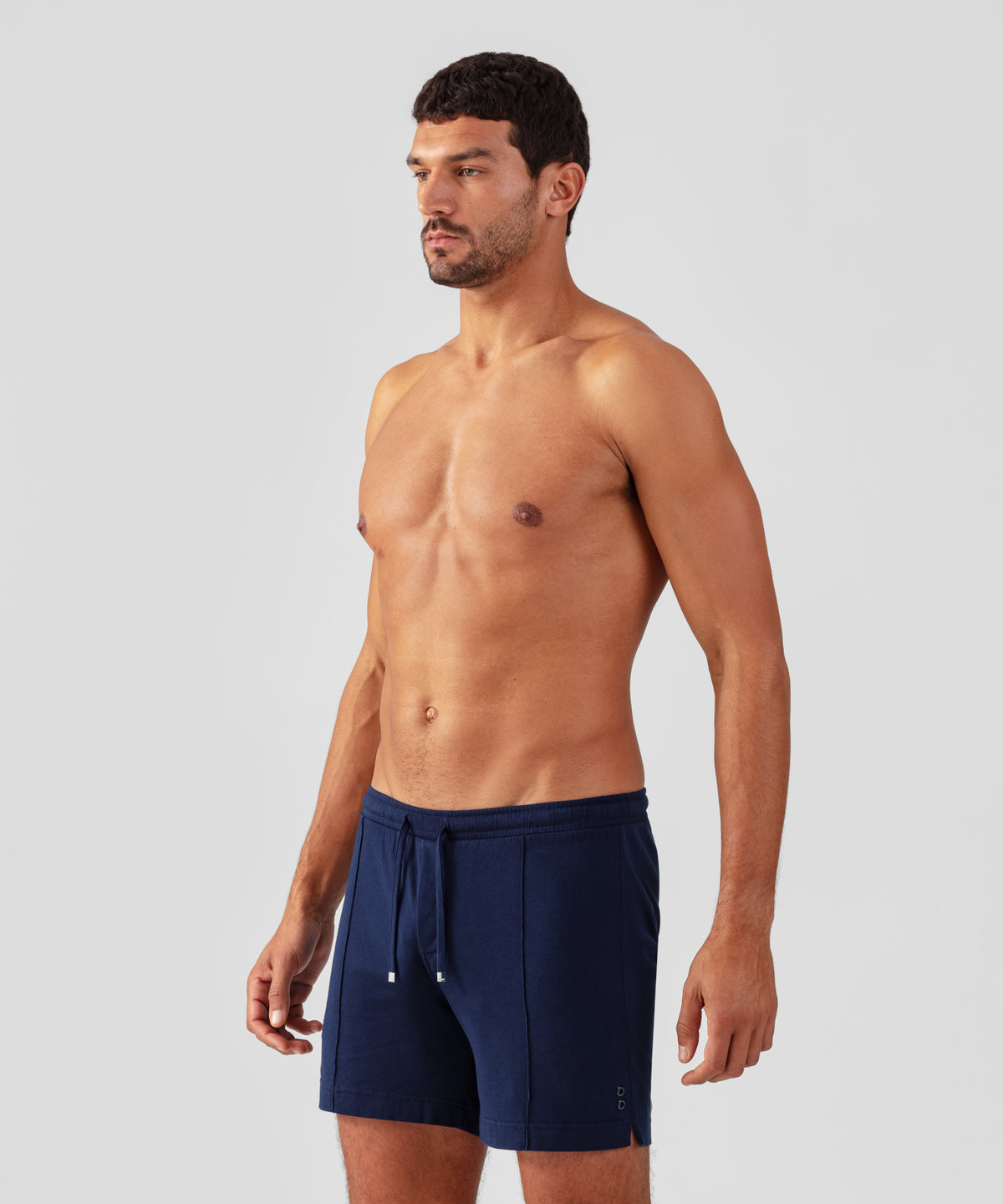Cotton Modal Home Shorts: Navy | Ron Dorff