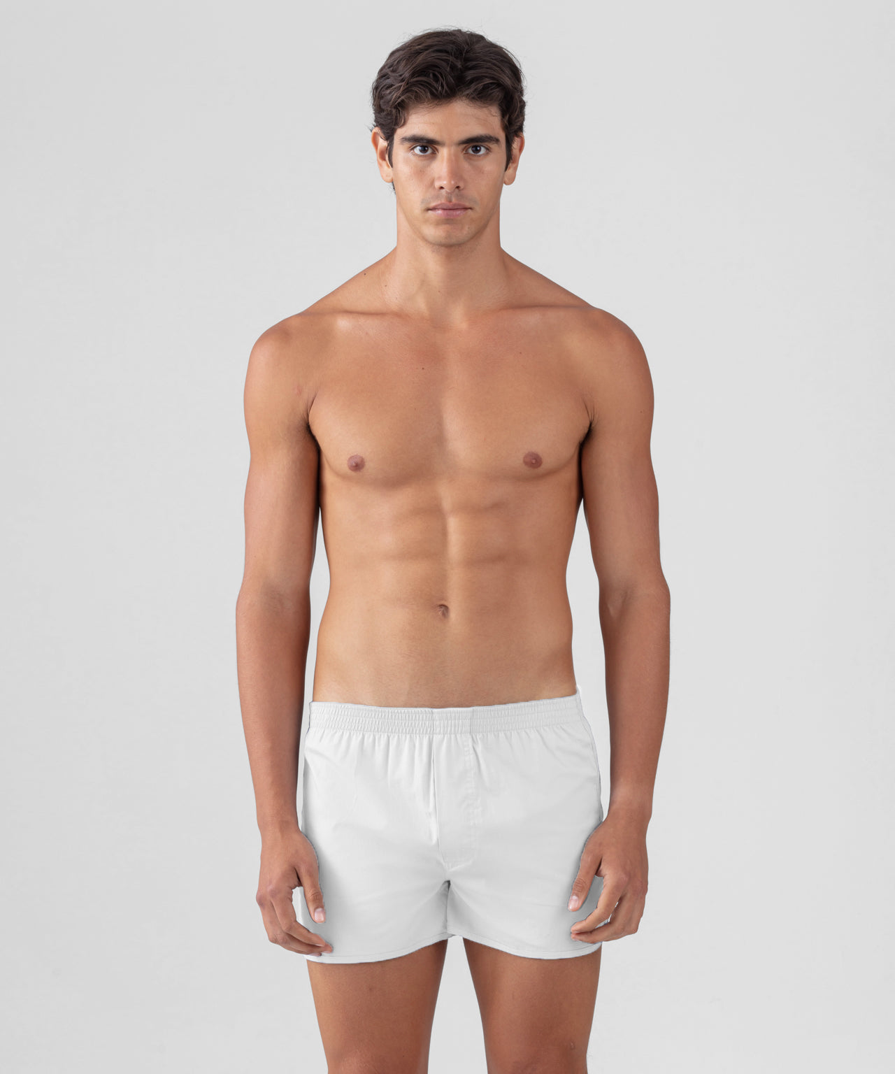 Marathon Boxer Shorts: Optic White | Ron Dorff