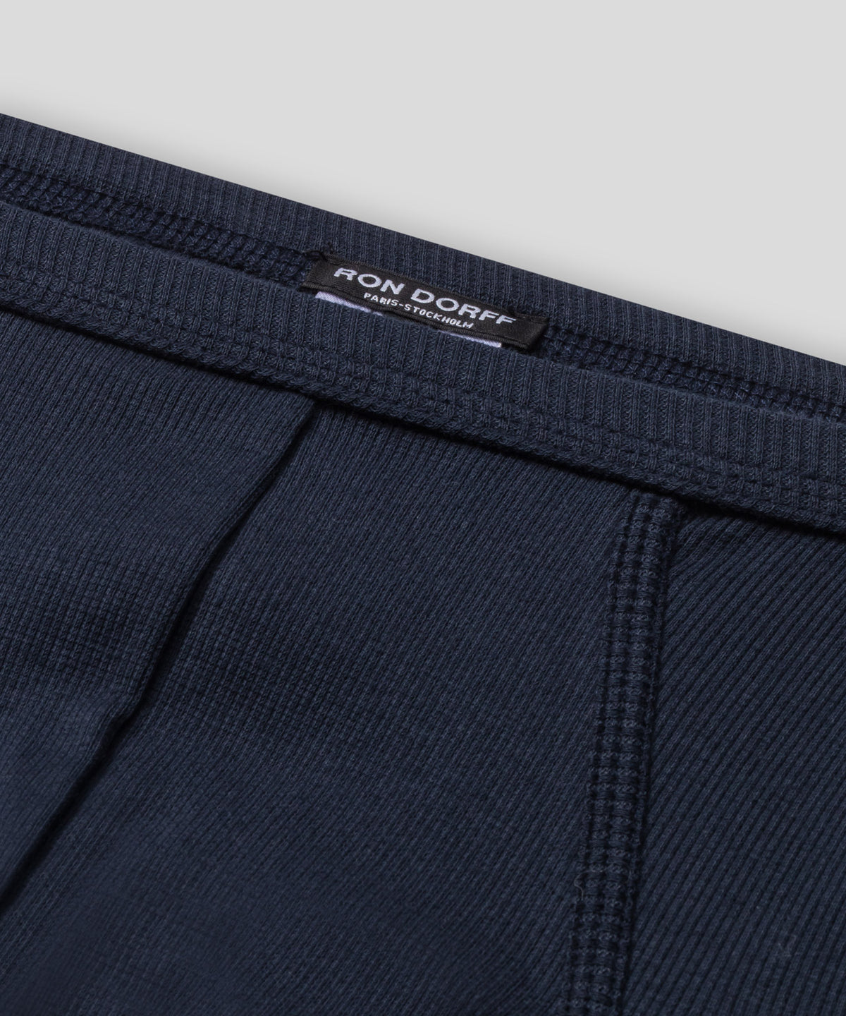 Army Ribbed Y-Front Briefs: Navy | Ron Dorff