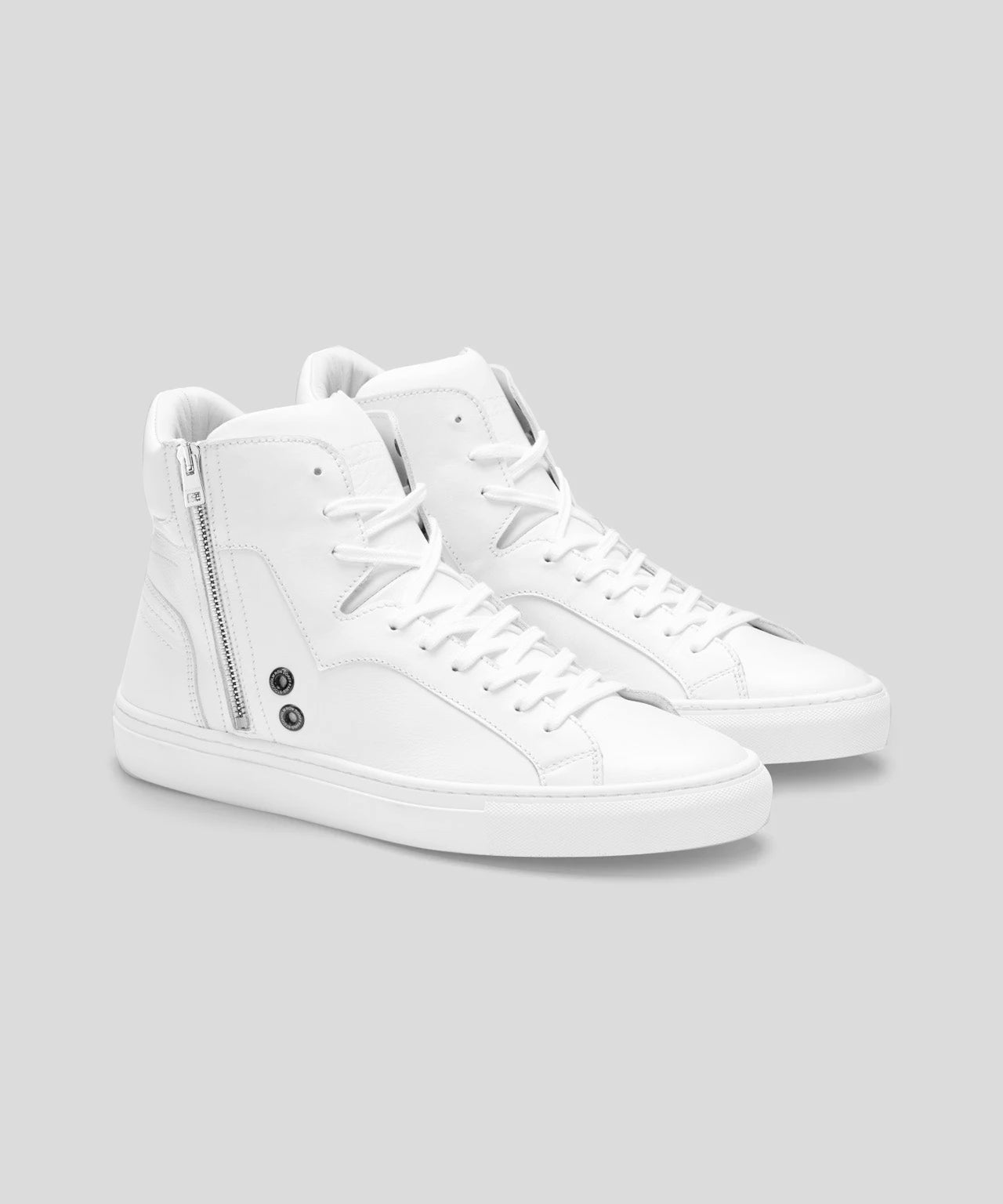 Viking Hi-tops: White | Ron Dorff