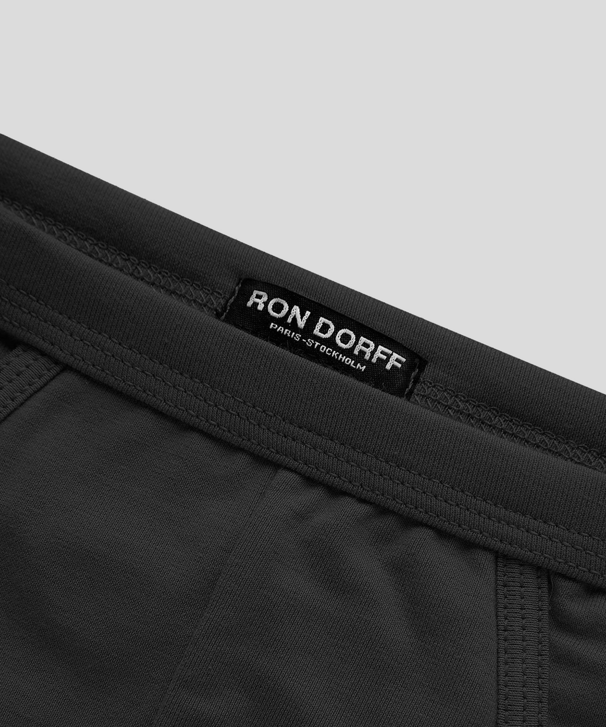 Slim Y-Front Briefs: Black | Ron Dorff